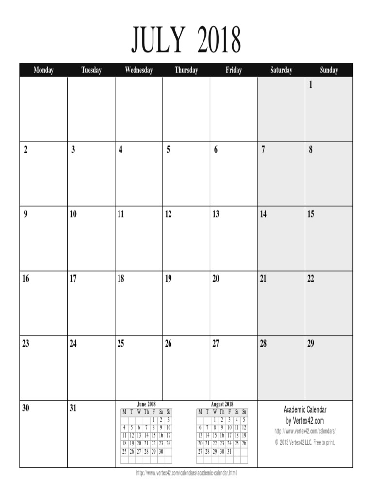 2018 2019 Academic Calendar Landscape Ms | PDF | Academic Term
