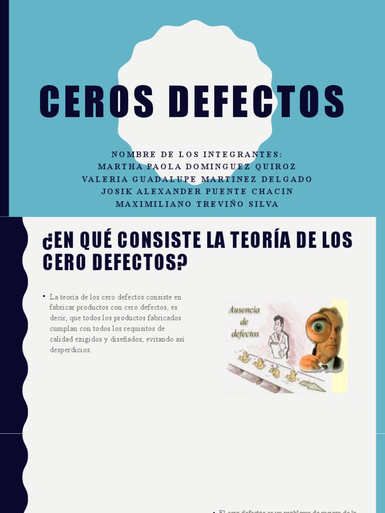 Teoría Cero Defectos de Crosby | PDF