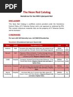 Cyberpunk Red Fillable Character Sheet | PDF | Weaponry | Leisure