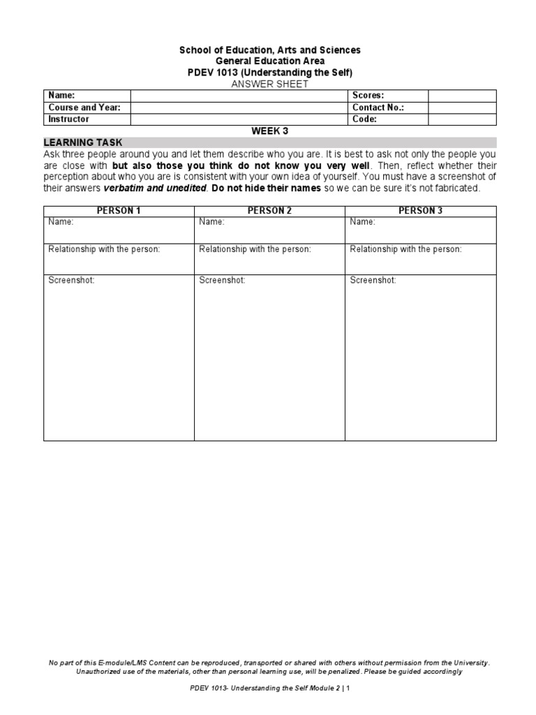 Module 2 Learning Task | Download Free PDF | Communication | Learning