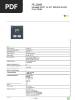 PowerLogic P3U30 Relay Specs Guide | PDF | Relay | Sustainability