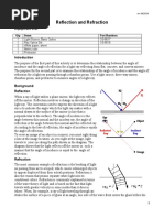 IGCSE Light Worksheet | PDF | Reflection (Physics) | Optics