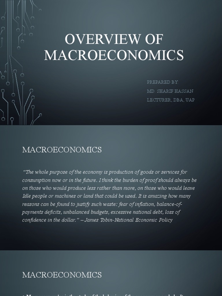 Overview of Macroeconomics | Download Free PDF | Macroeconomics | Inflation