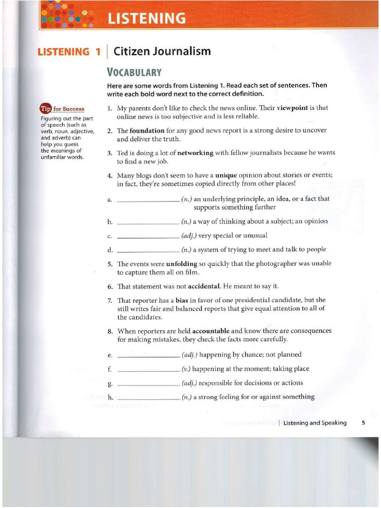 Listening - Citizen Journalism | PDF