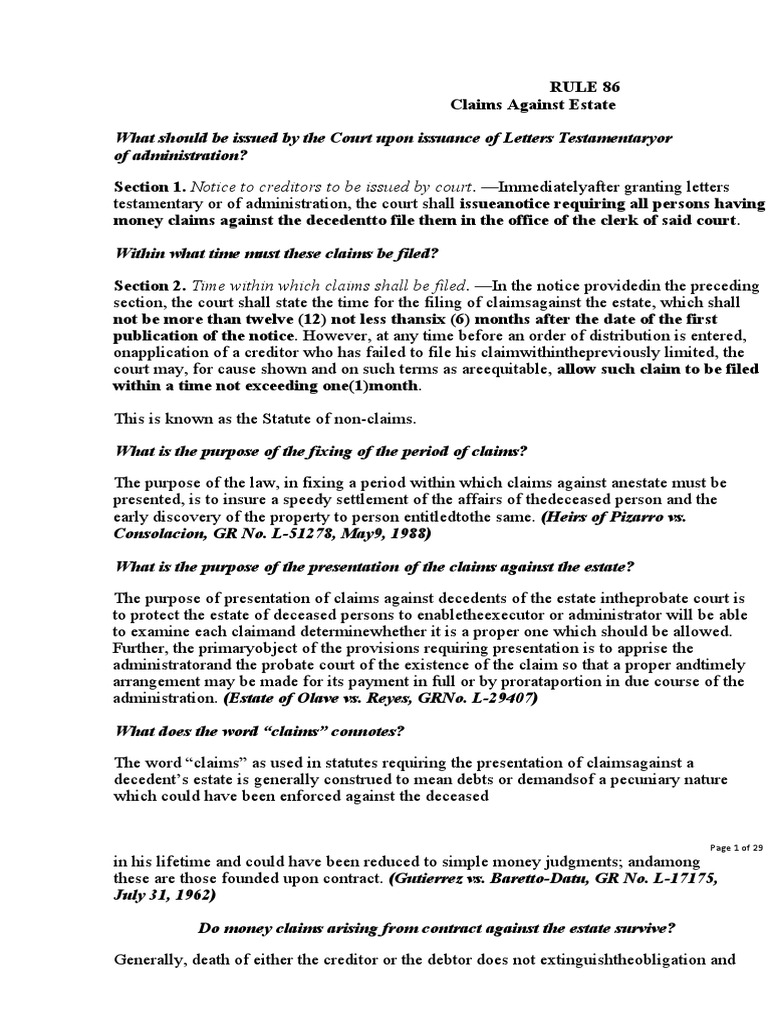 Rule 86-90, Rules of Court | Download Free PDF | Foreclosure | Mortgage Law