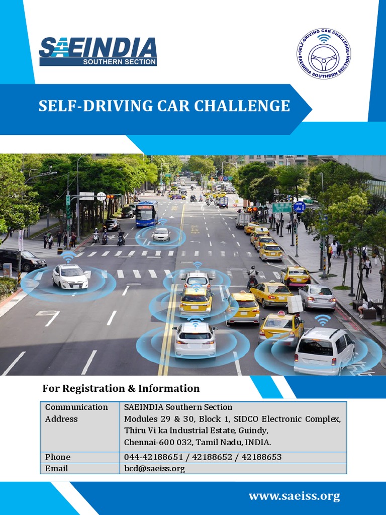 Self Driving Car Challenge Brochure | PDF | Kalman Filter | Lidar