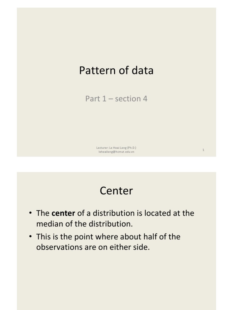 14-Pattern of Data | PDF | Scatter Plot | Histogram