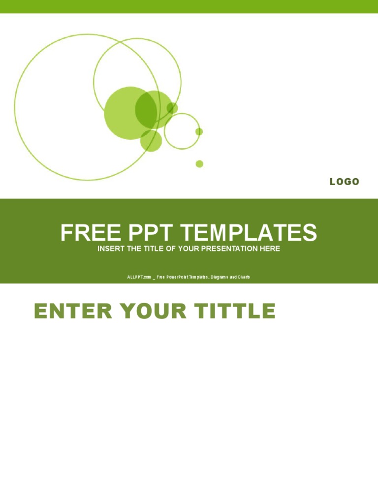 Green Circle PowerPoint Templates Design | PDF