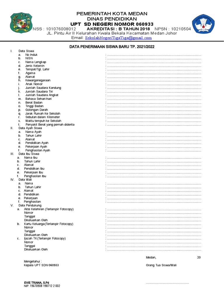 Format PPDB 060933 | PDF