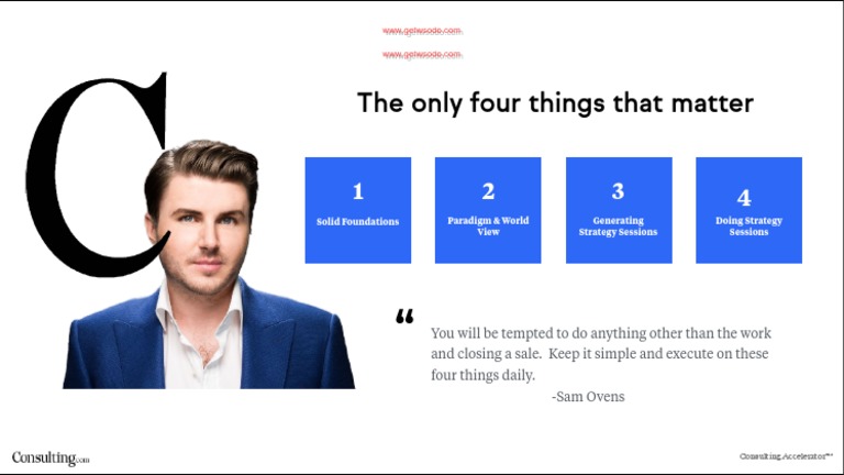 Consulting Accelerator: Four Key Steps | PDF