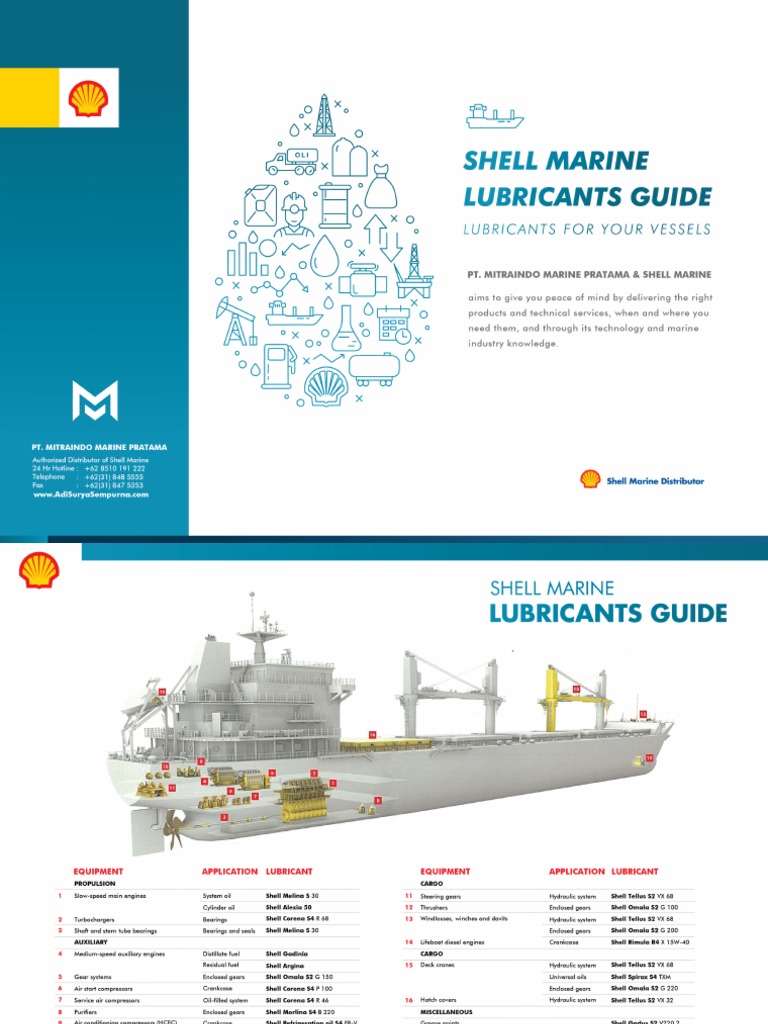 Shell Marine Lubricant Guide | PDF