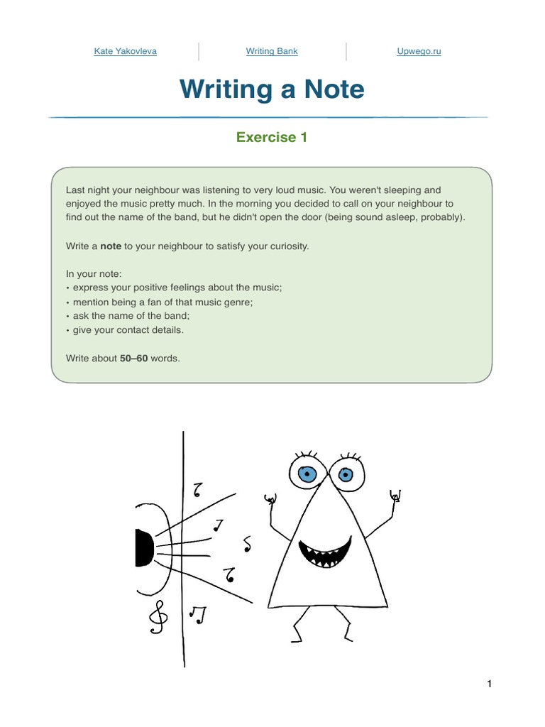 Note Practice 1 | PDF