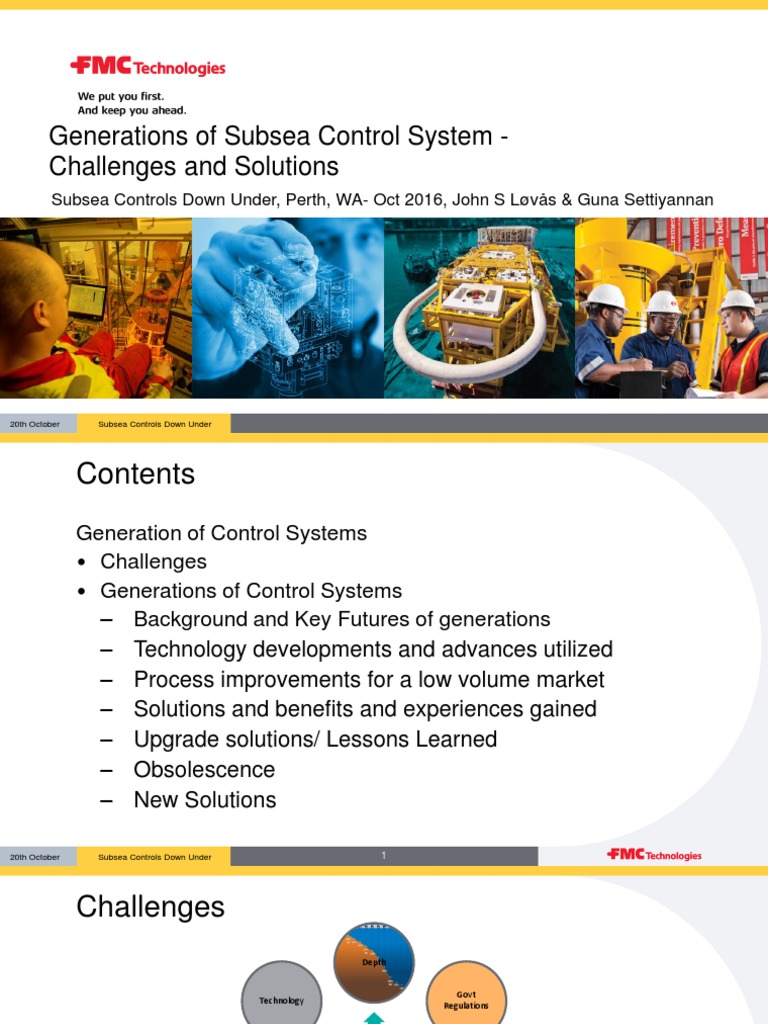 Generations of Subsea Control System - Challenges and Solutions | PDF ...