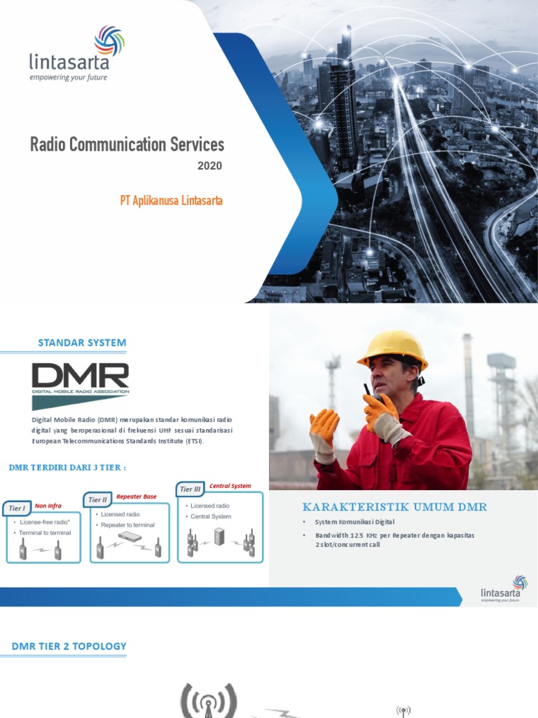 2020 - Lintasarta Radio Trunking | PDF | Communication | Telecommunications