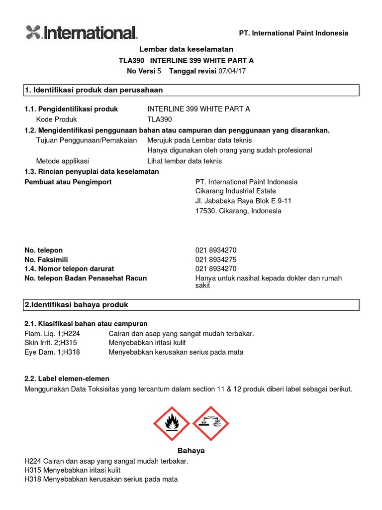 Interline 399 Part A White | PDF