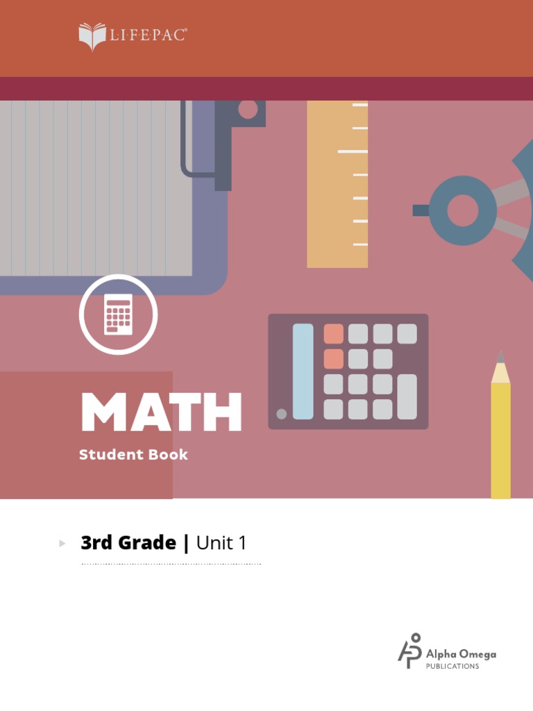 3rd Grade - Unit 1: Student Book | PDF | Numbers | Subtraction
