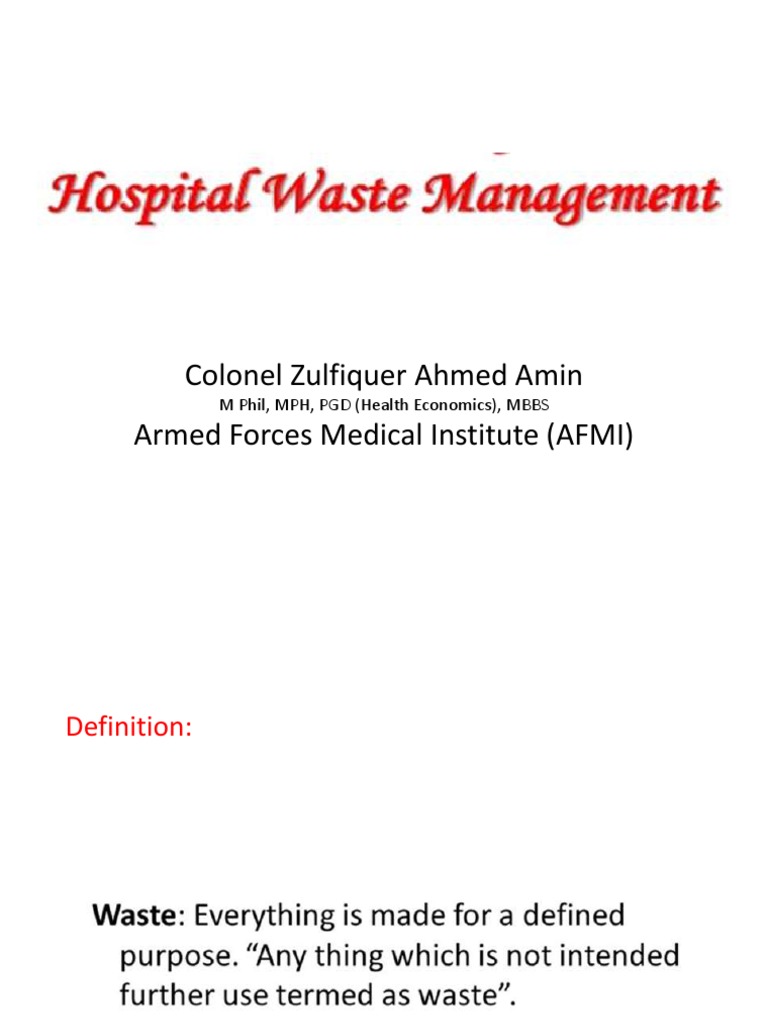 Colonel Zulfiquer Ahmed Amin Armed Forces Medical Institute (AFMI ...