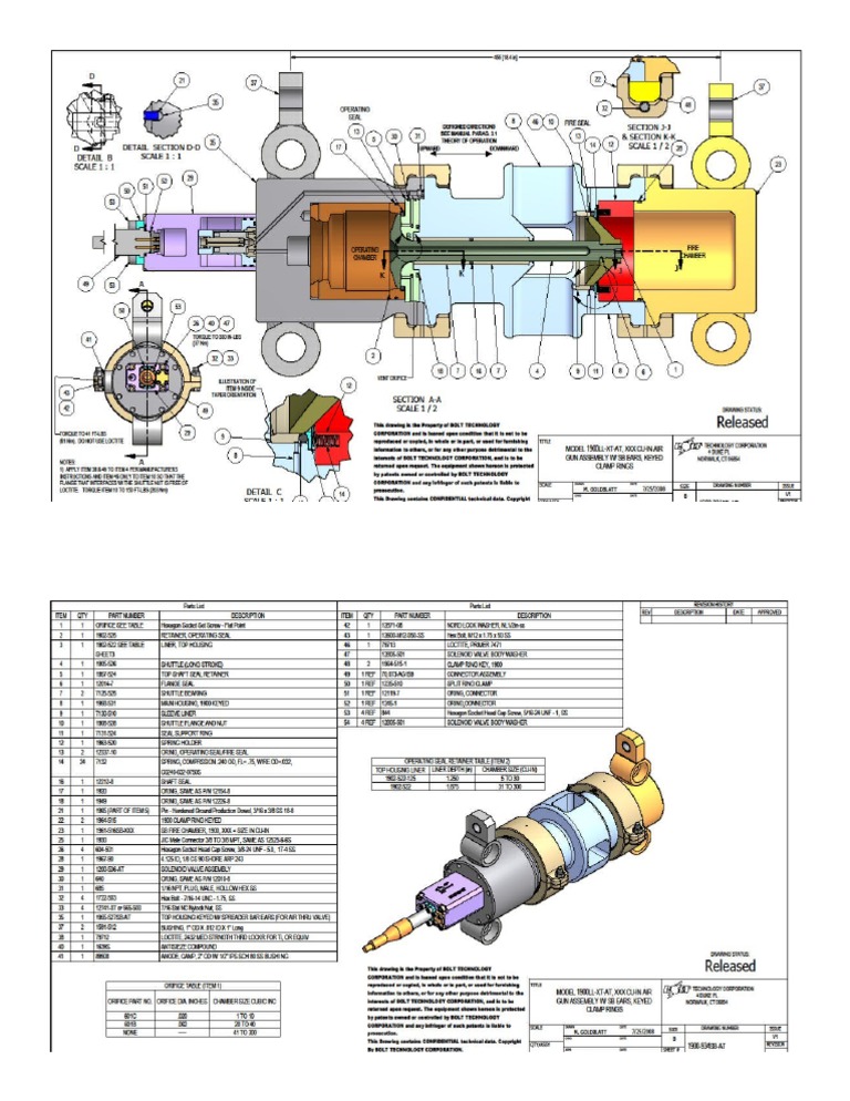 1900LL-XT Air Gun Drawing | PDF