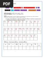 Ejercicios para La Letra Manuscrita | PDF