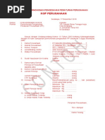 Format Surat Pelaporan PHK Ke Disnaker | PDF | Pengelolaan Keuangan & Uang