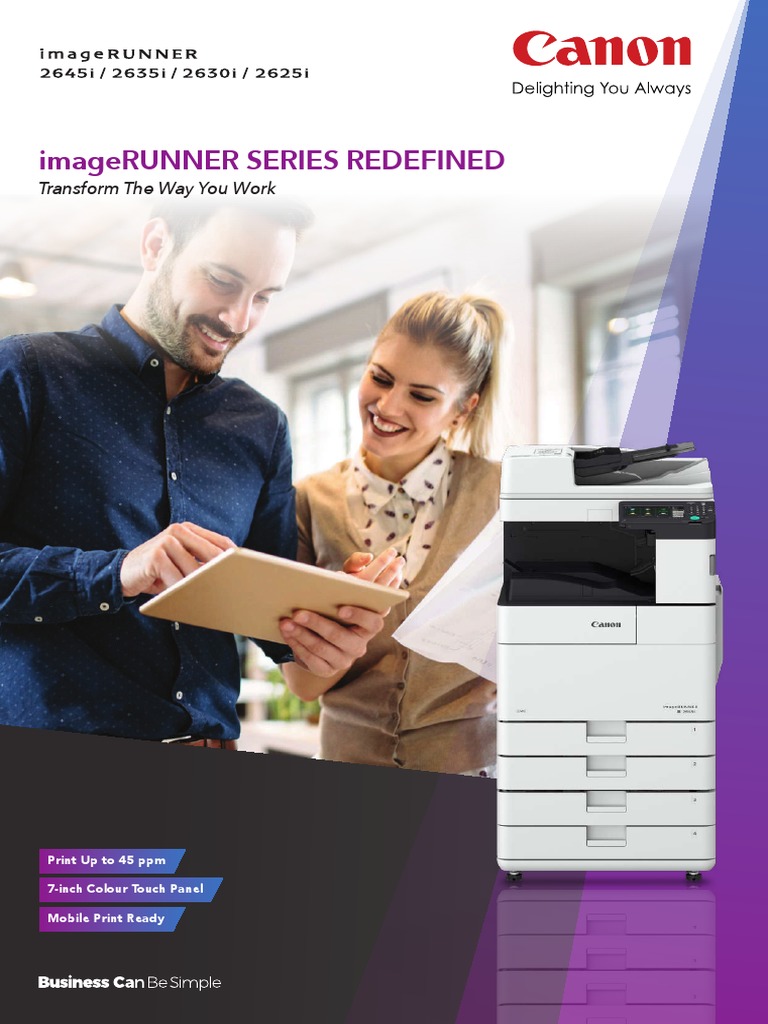 Imagerunner Series Redefined: Transform The Way You Work | PDF | Fax ...