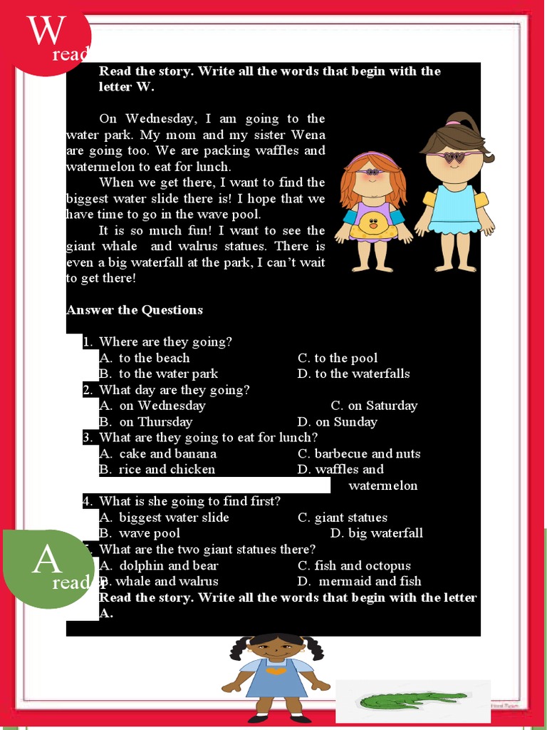 Alphabet Reading Comprehension | PDF | Beehive | Cakes