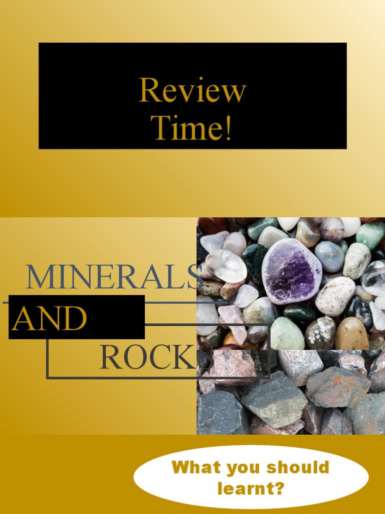 Minerals and Rocks | PDF | Rock (Geology) | Minerals