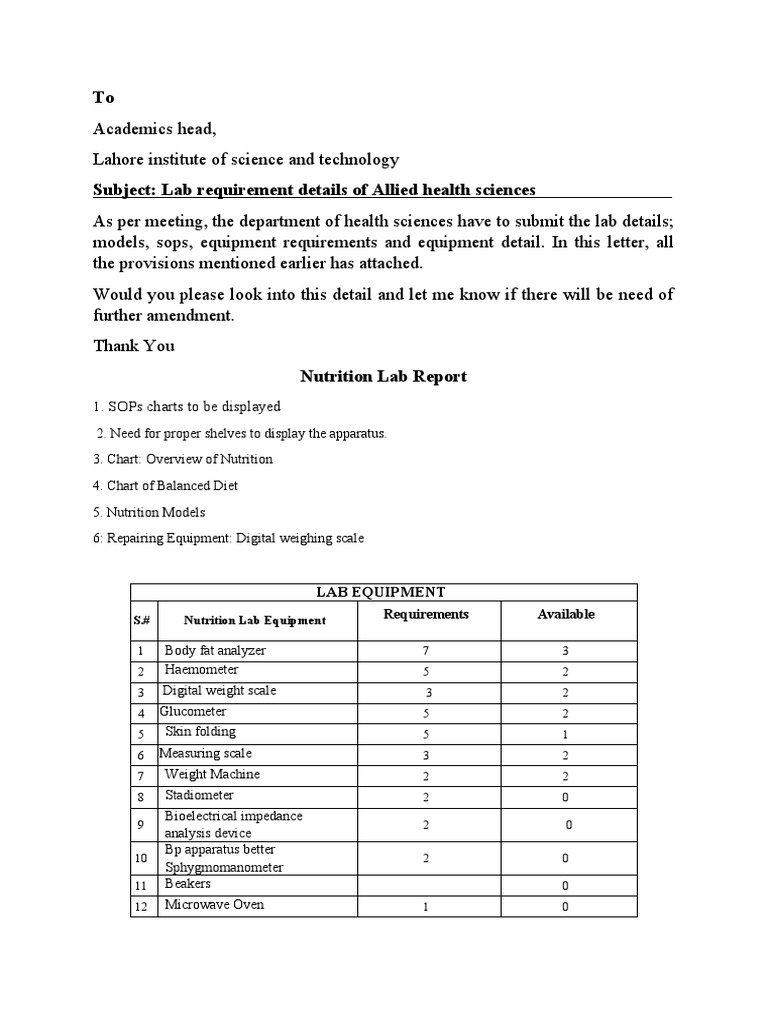 Nutrition and Anatomy Lab Reports | PDF | Human Leg | Anatomical Terms ...