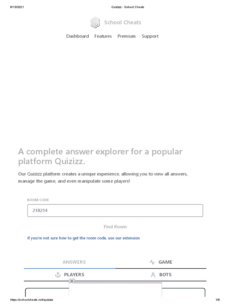Quizizz - School Cheats | PDF | Computing | Cyberspace