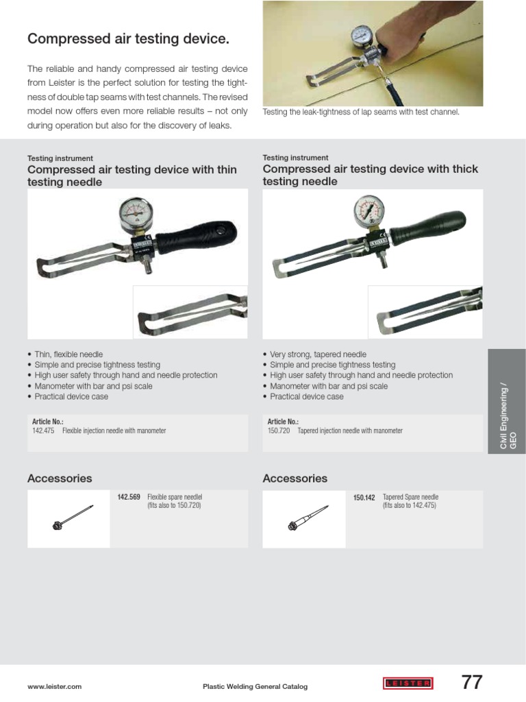 Testing Needle | PDF | Equipment | Mechanical Engineering