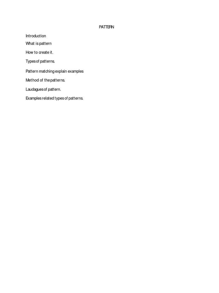 Pattern What Is Pattern How To Create It. Types Ofpatterns. Pattern ...