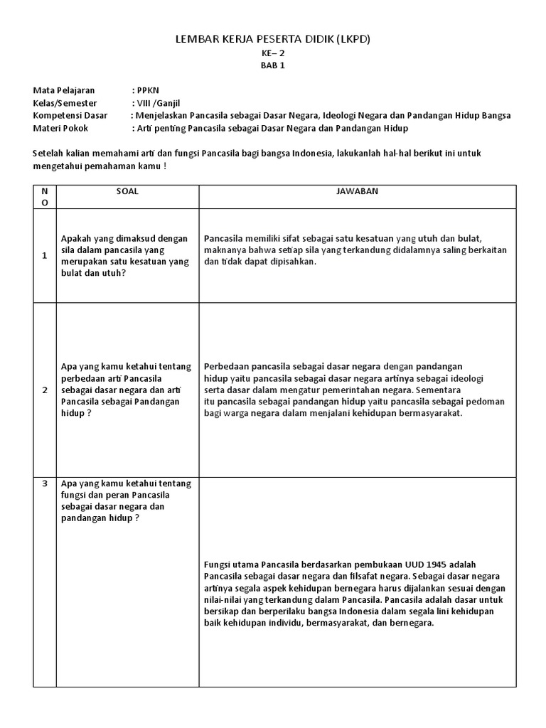 LKPD 2 | PDF | Ilmu Sosial | Pengembangan Diri