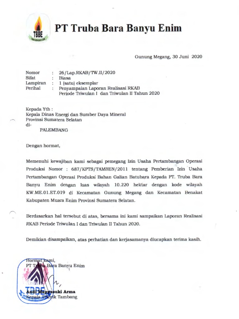 PT Truba Bara Banyu Enim:: Tentang | PDF | Teknologi & Rekayasa