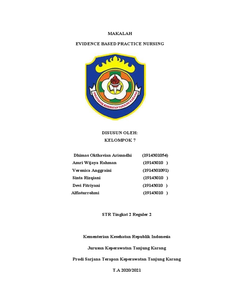 Makalah Kel 7 Ebp | PDF