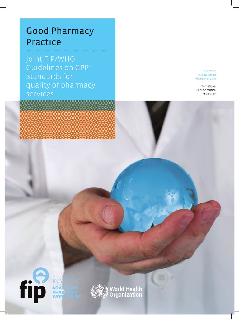 GPP Guidelines FIP Publication Final English | PDF | Pharmacy | Health Care