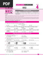 Igko Sample Paper Class-4 2025-26 | PDF