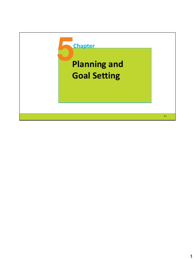 Strategic Planning and Goal Setting: An Overview of Key Concepts and ...