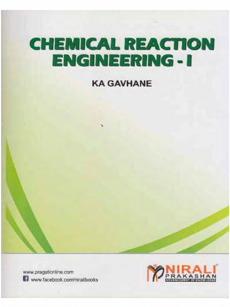 Gavhane Chemical Engineering | PDF | Reaction Rate | Chemical Kinetics