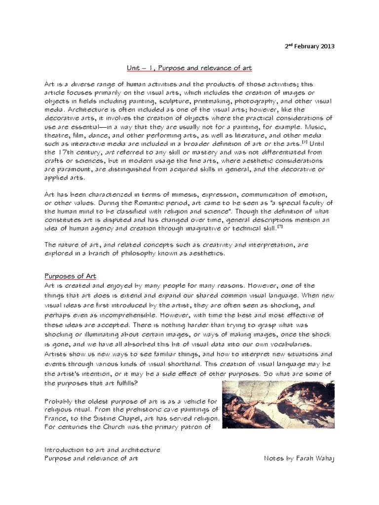 Introduction To Art& Architecture - Delhi | PDF | Printmaking | Etching