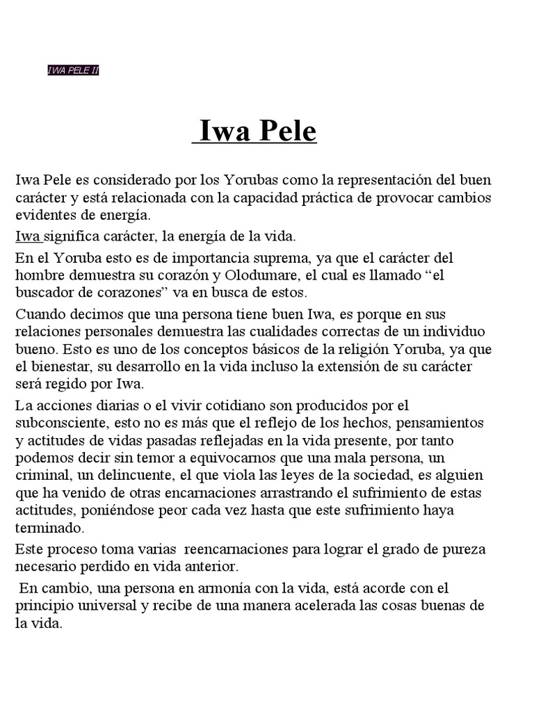 Iwa Pele | PDF