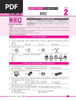 Icso Sample Paper Class-3 2025-26 | PDF | Microsoft Word | Computer Monitor