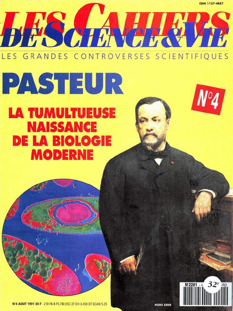 Magazine - Les Cahiers de Science Et Vie n004 - 1991-08 - Pasteur | PDF
