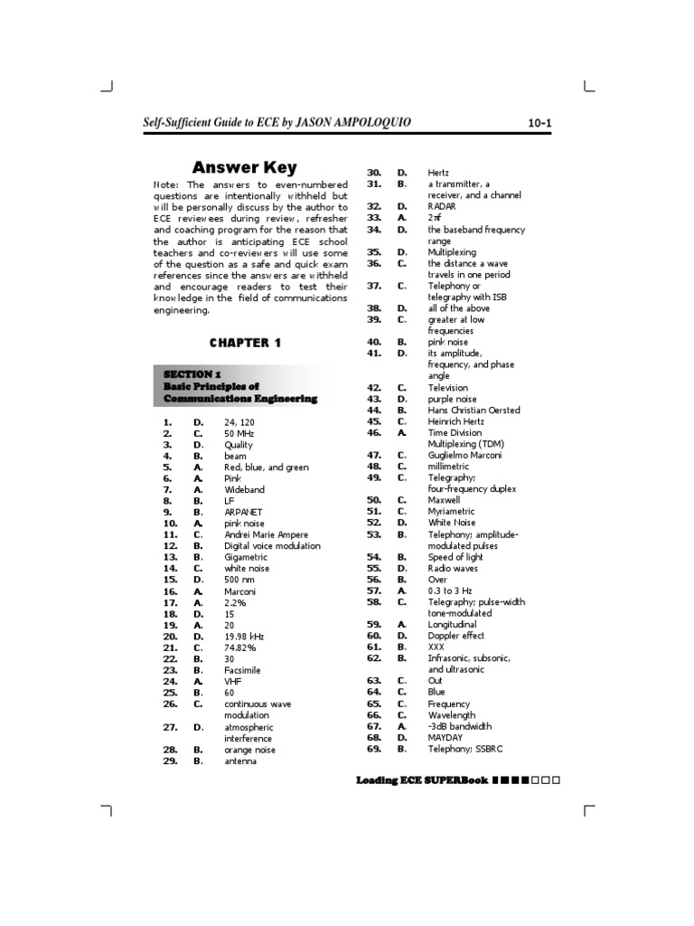 Superbook Answer Key | PDF | Frequency Modulation | Optical Fiber