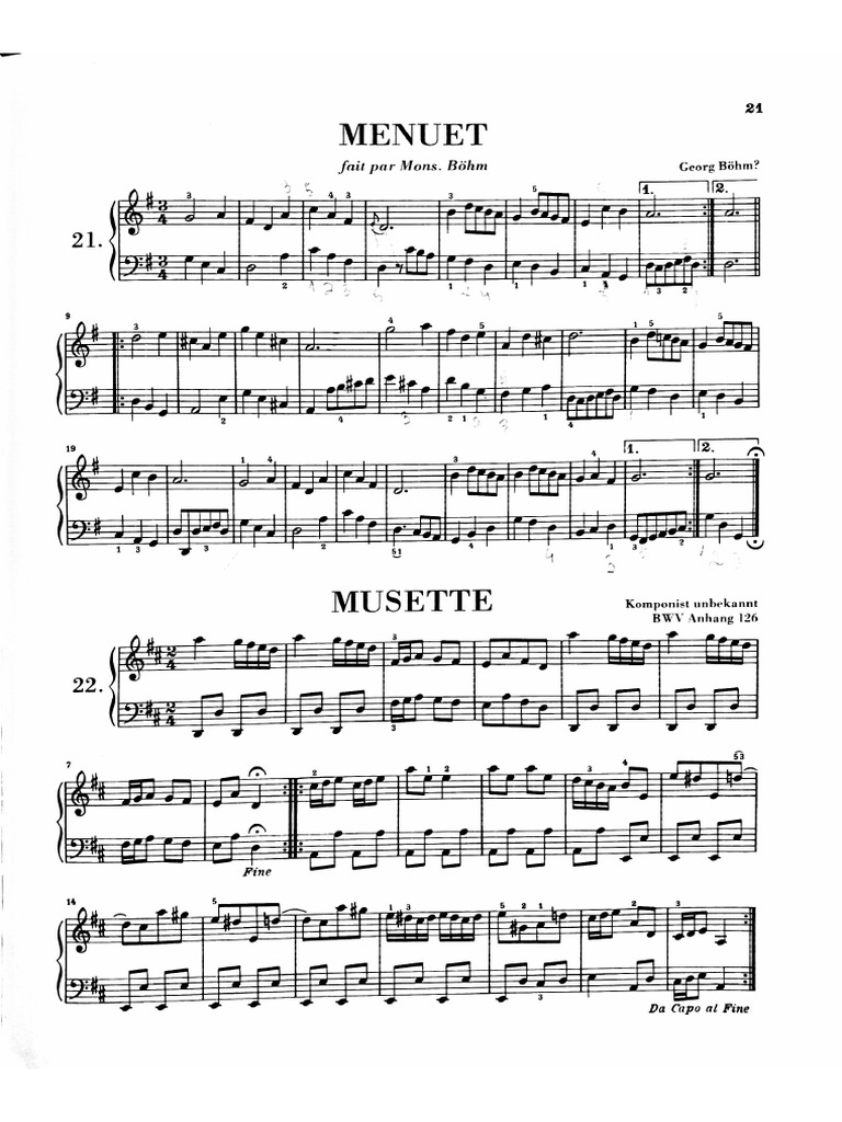 Bach Musette | PDF
