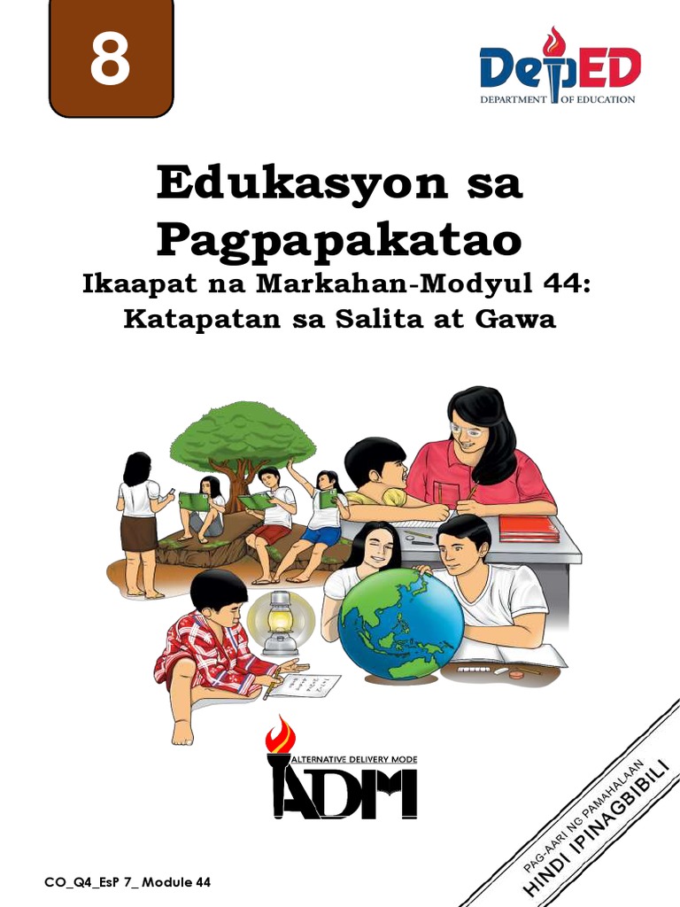 EsP8 - Q4 - Mod44 - Katapatan Sa Salita at Gawa | PDF