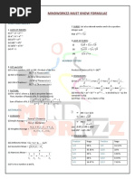 Aptitude Formulas for Quick Reference | PDF | Area | Mathematics