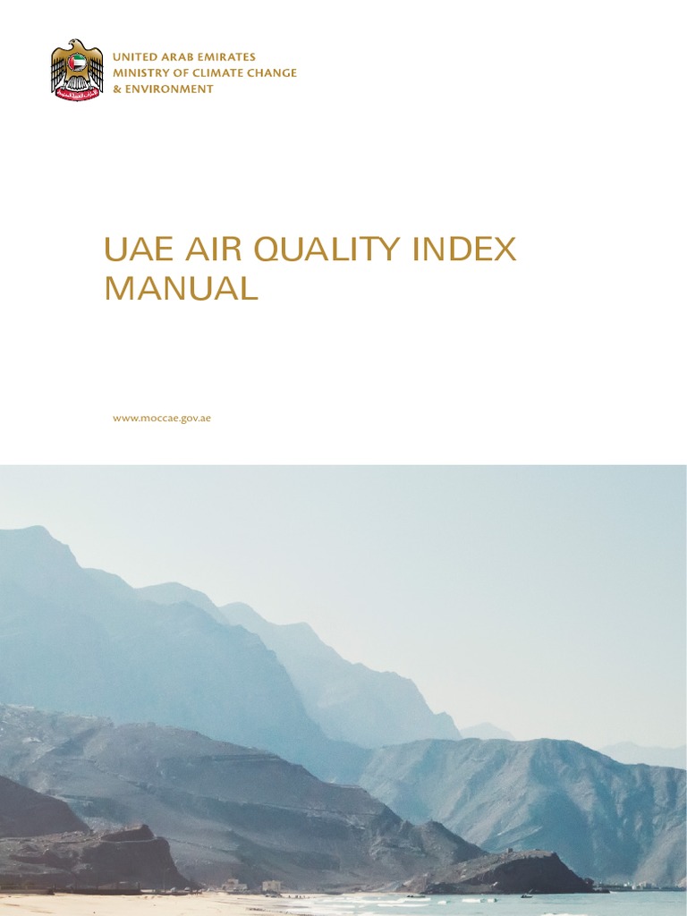 UAE Air Quality Index Manual | PDF | Air Pollution | Environmental Issues