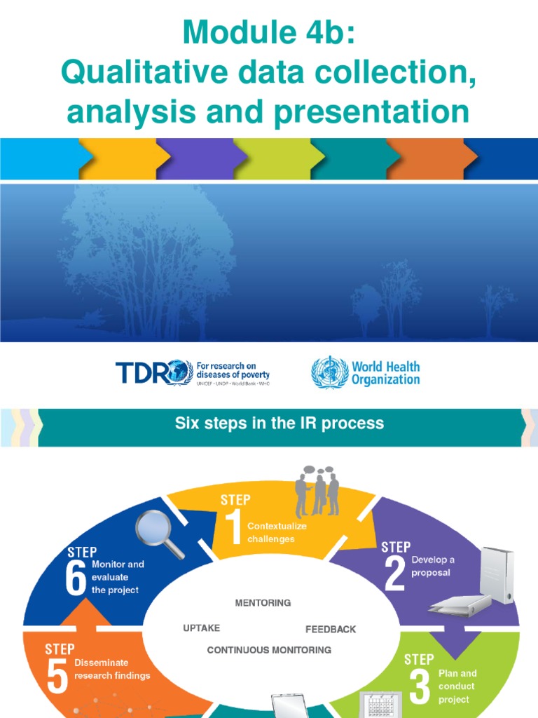 Module 4b: Qualitative Data Collection, Analysis and Presentation | PDF ...
