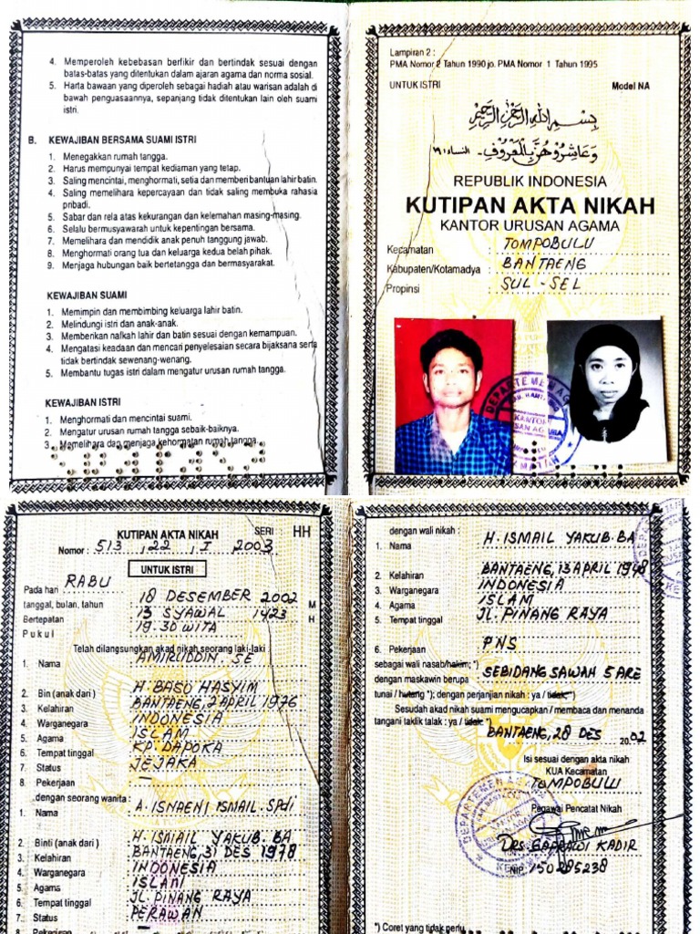 Buku Nikah - Compressed | PDF