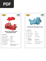 Ebara CDX Series Pump Specifications | PDF | Pump | Electric Motor